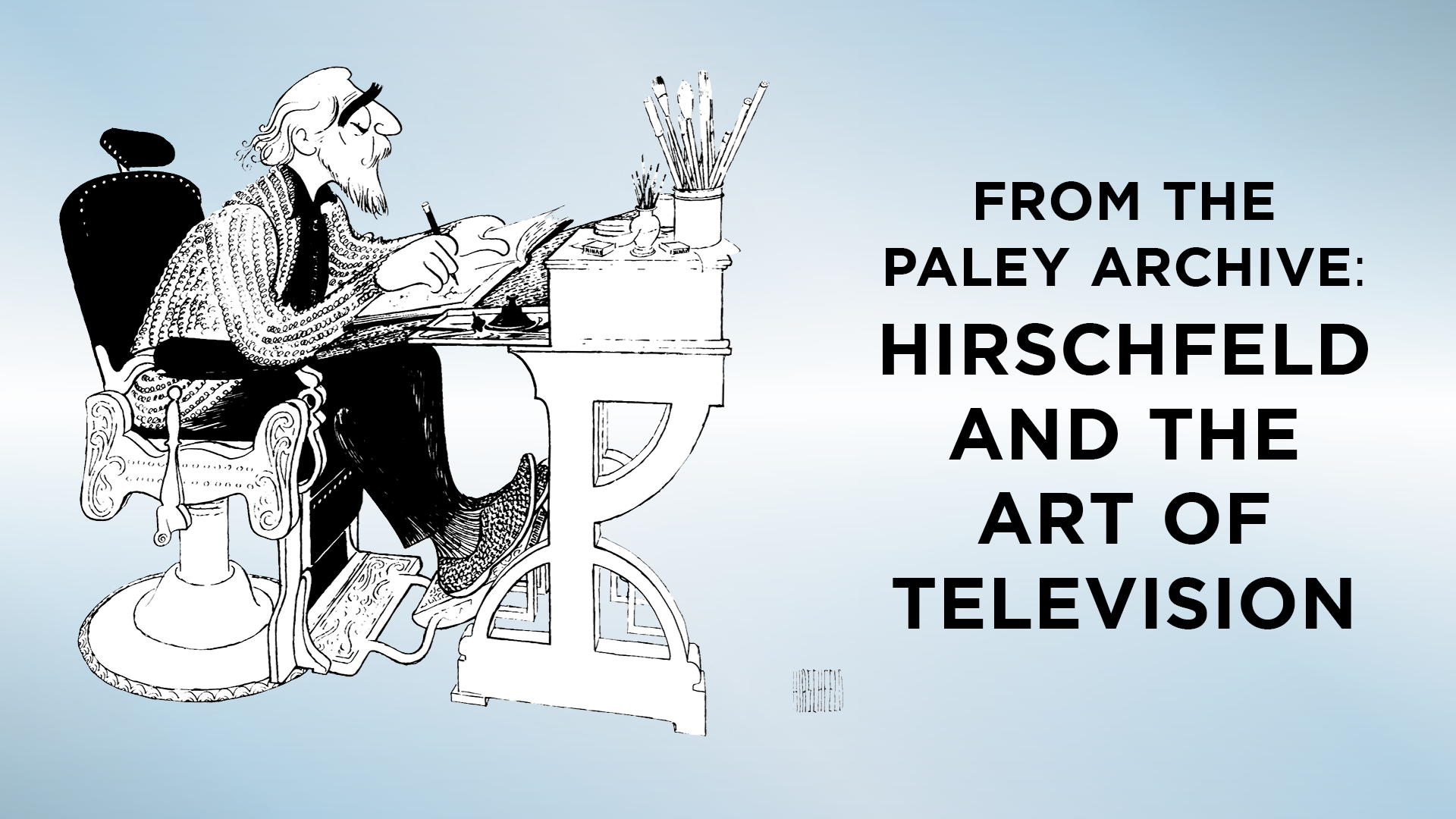 From the Paley Archive: Al Hirschfeld and the Art of Television